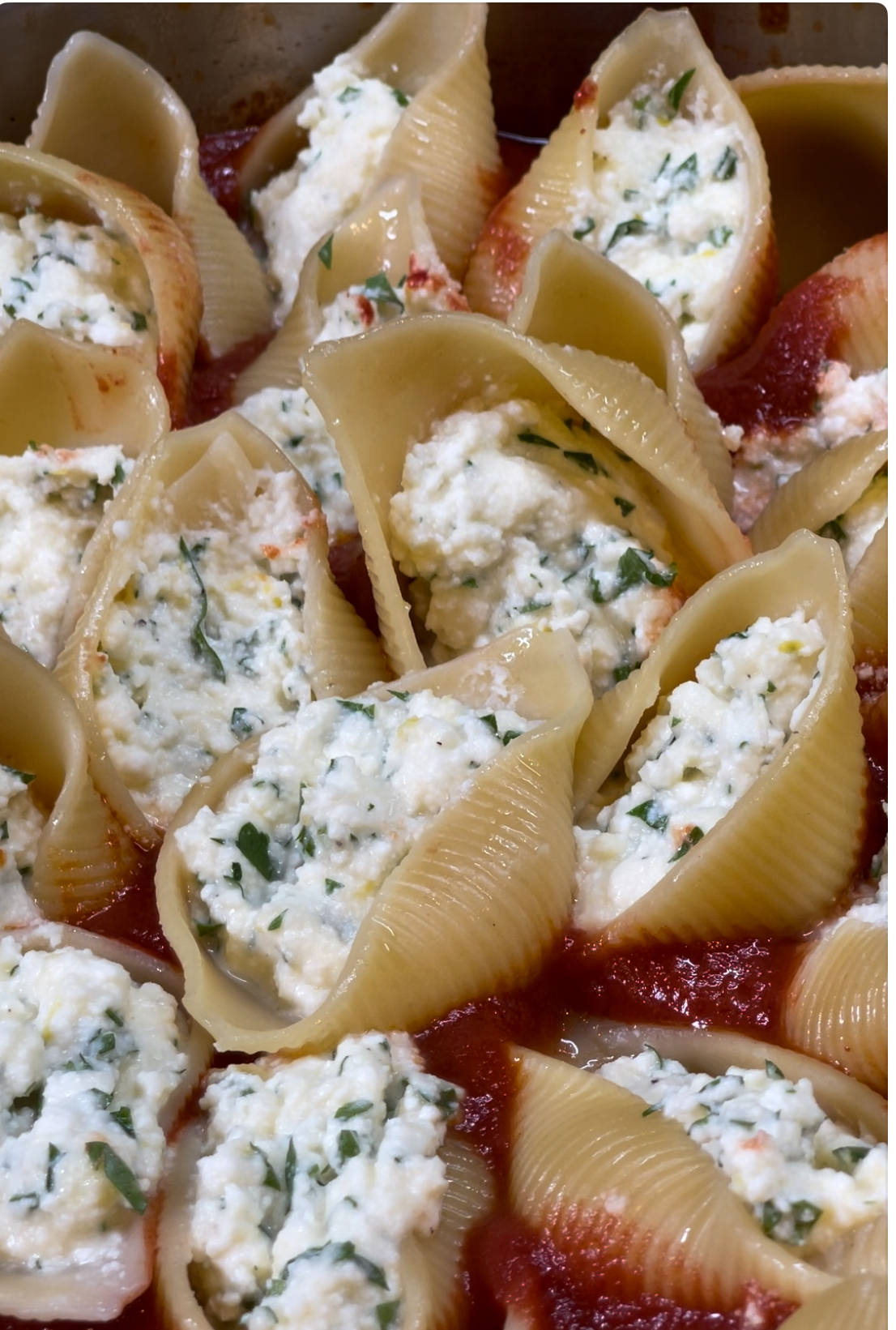 Ricotta Stuffed Pasta Shells - The Culinary Studio Blog